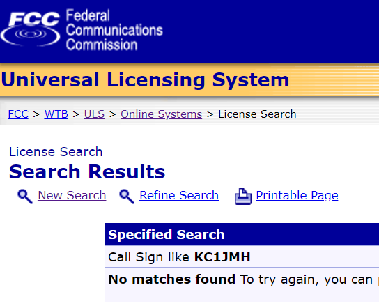 The FCC is Back in Business, UPDATED – KC1JMH
